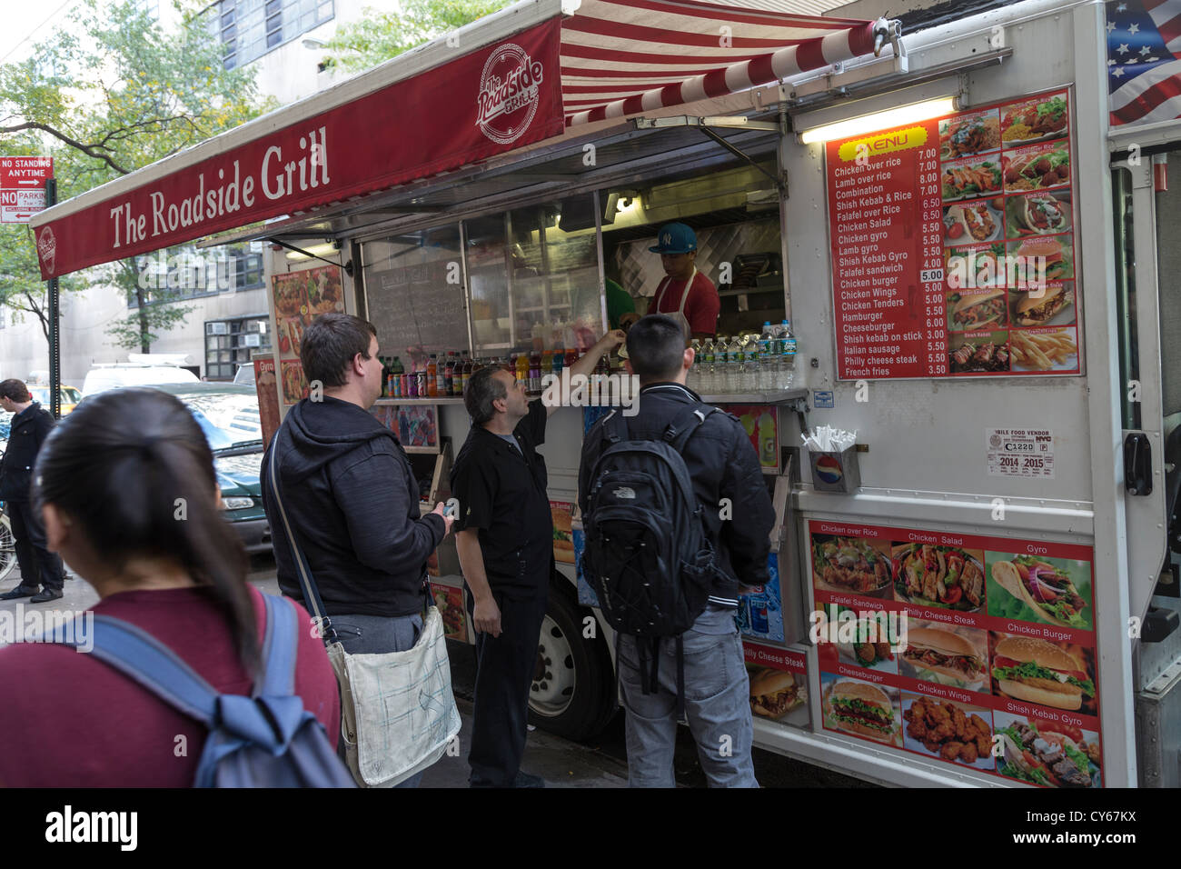 The Roadside Grill mobile food truck, Hunter College, 68th Street and ...