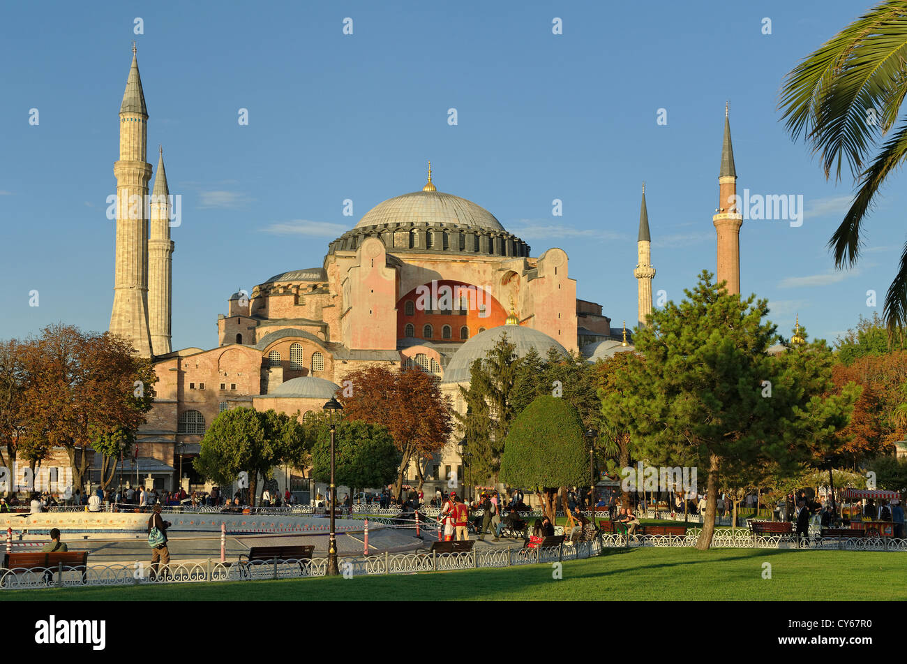 Hagia Sophia Museum, Sultanahmet Square, Fatih, Istanbul Stock Photo ...