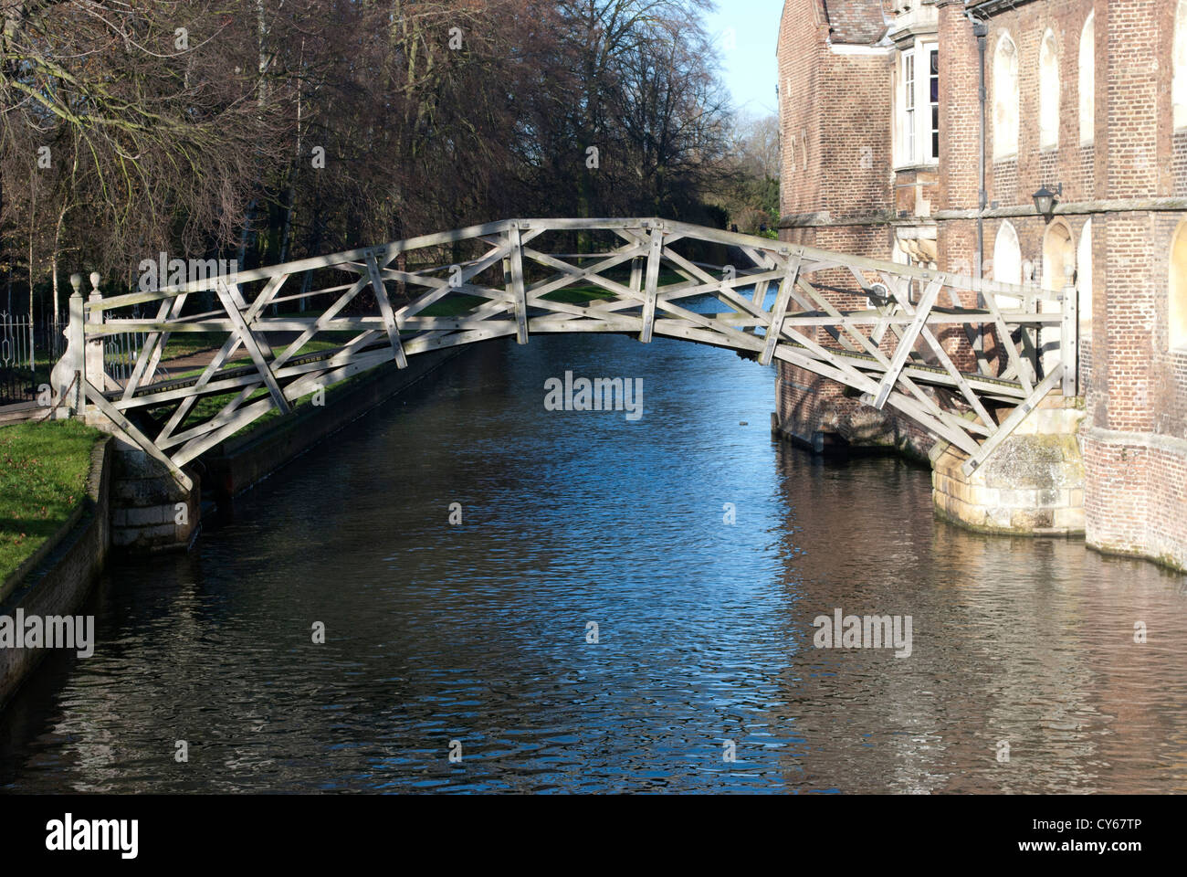 The Mathematical Bridge over the river Cam in Cambridge Stock Photo - Alamy