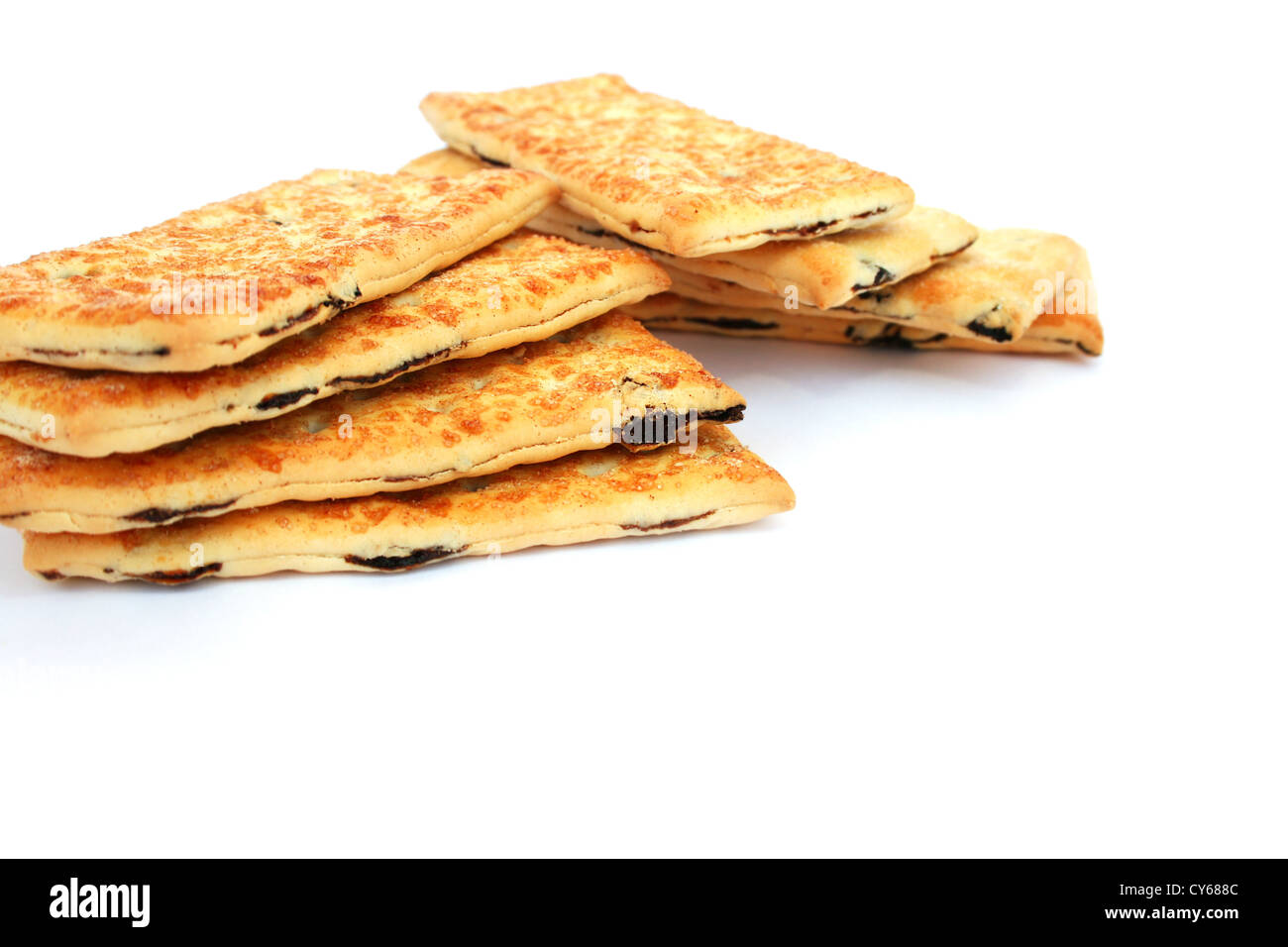 Cookies isolated on white background Stock Photo - Alamy