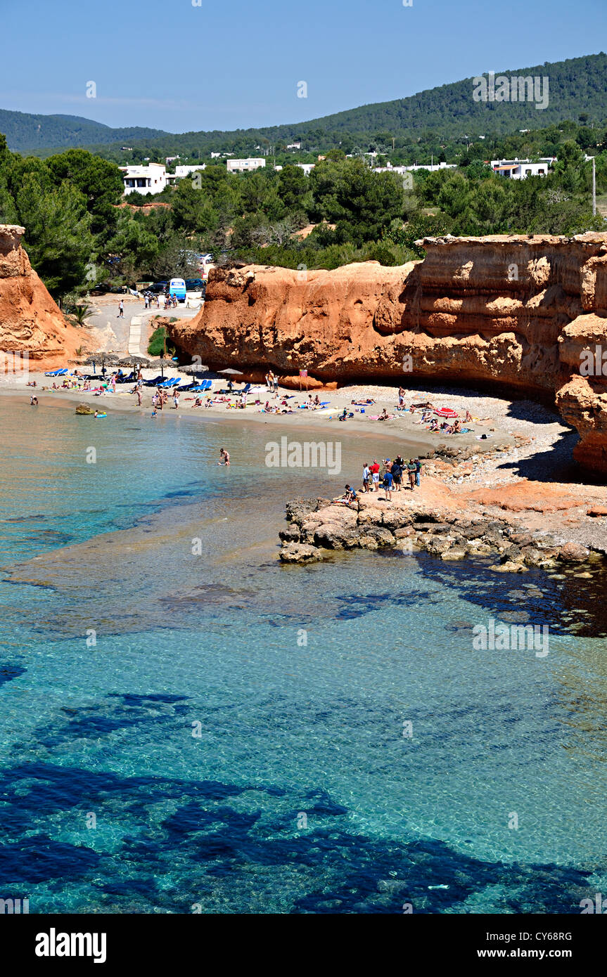 Sa Caleta beach . Ibiza, Balearic Islands, Spain Stock Photo - Alamy