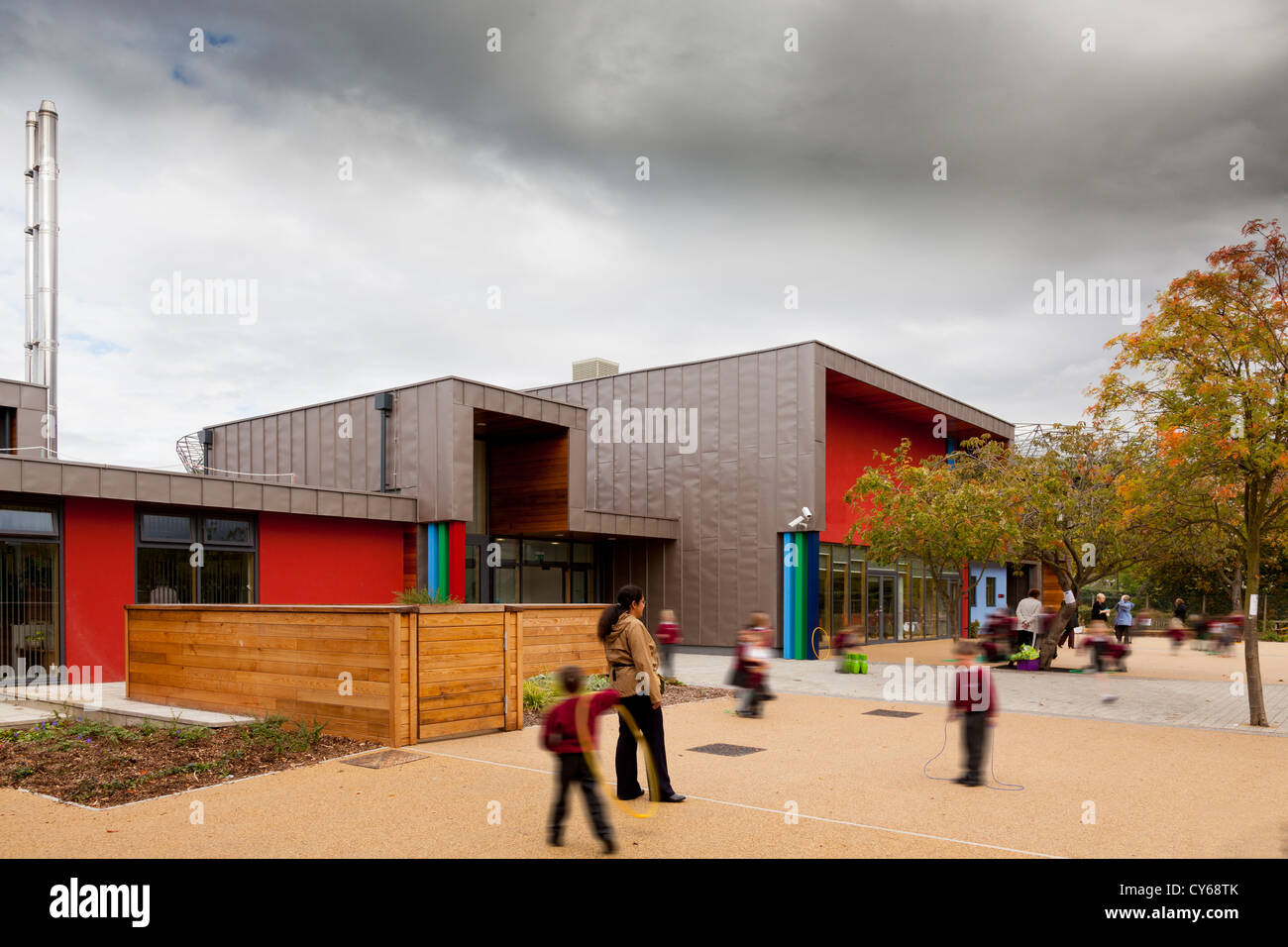School children playing in playground hi-res stock photography and ...