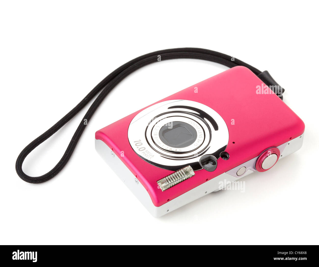 Digital camera. Isolated on white background Stock Photo - Alamy