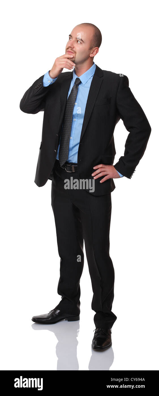 businessman portrait isolated on white background Stock Photo - Alamy
