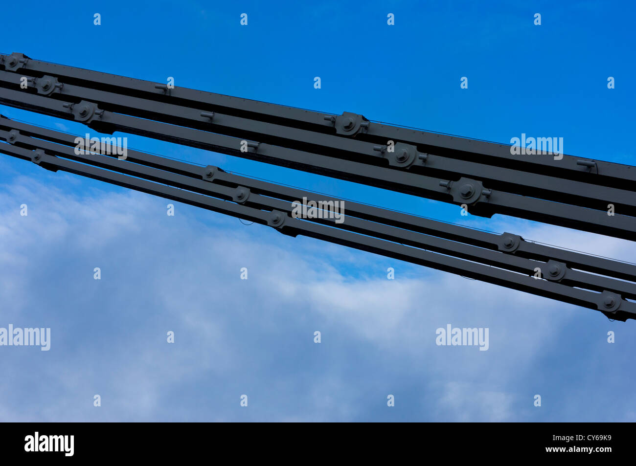 Bridge cables close up hi-res stock photography and images - Alamy