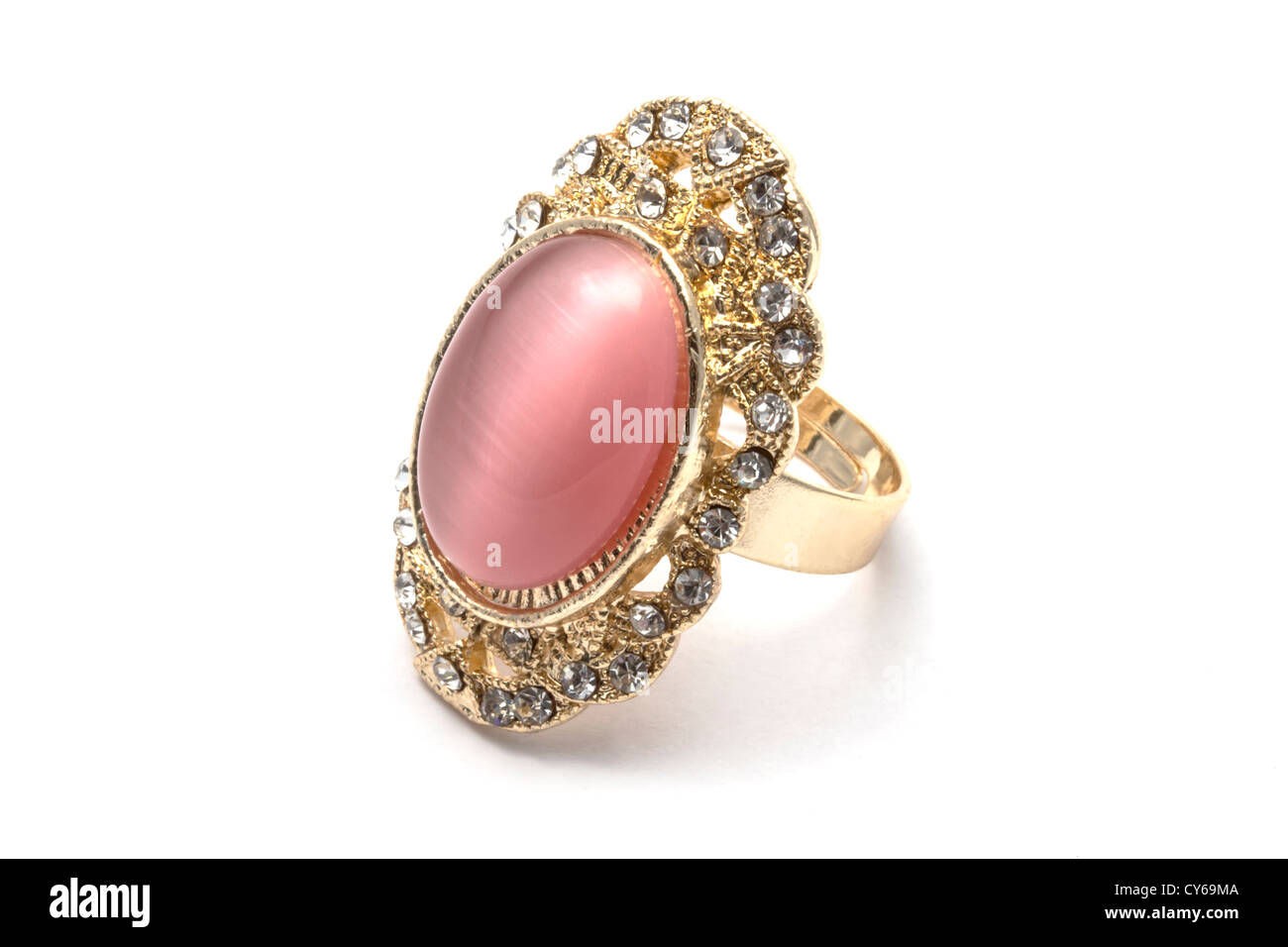 Fashion ring isolated on white background Stock Photo - Alamy