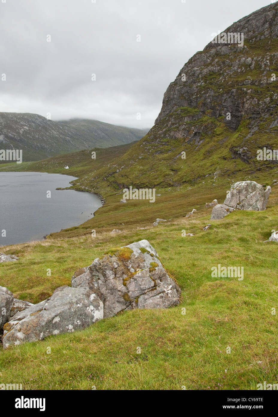 Coastal landscape of Isle of North Harris, Scotland Stock Photo - Alamy