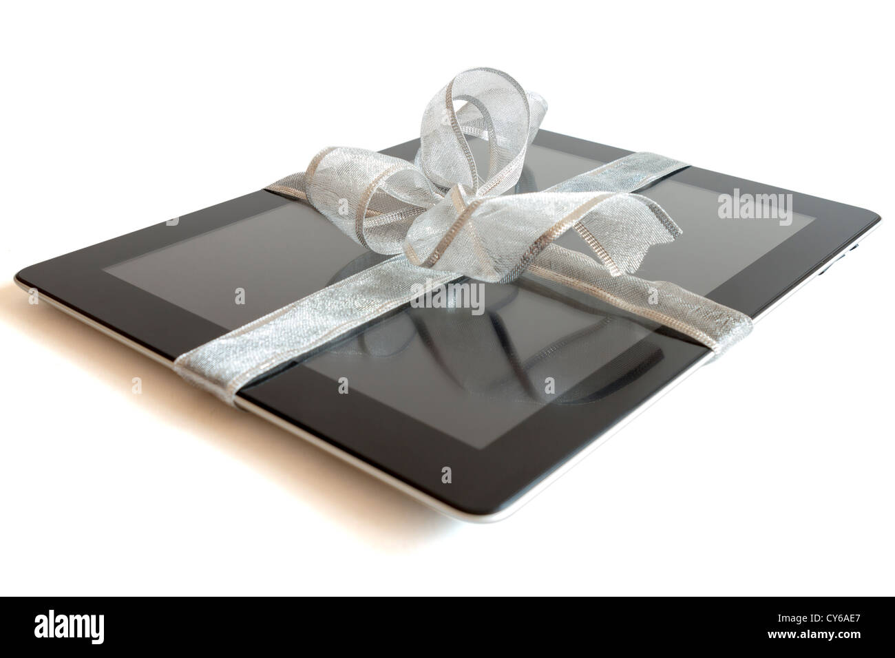 Silver tablet hi-res stock photography and images - Alamy