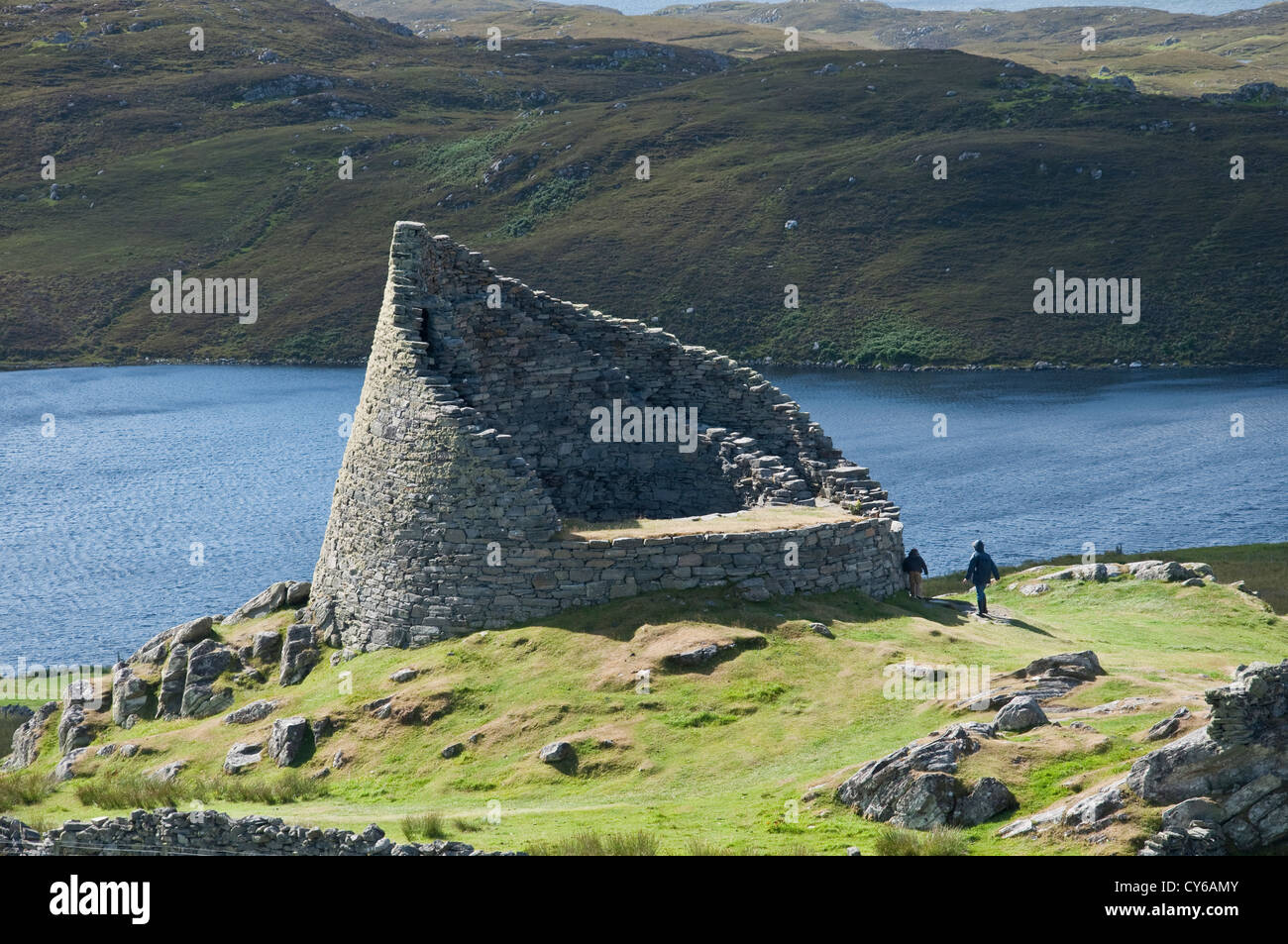 Carlabhagh Broch on the Isle of Lewis, Scotland Stock Photo - Alamy