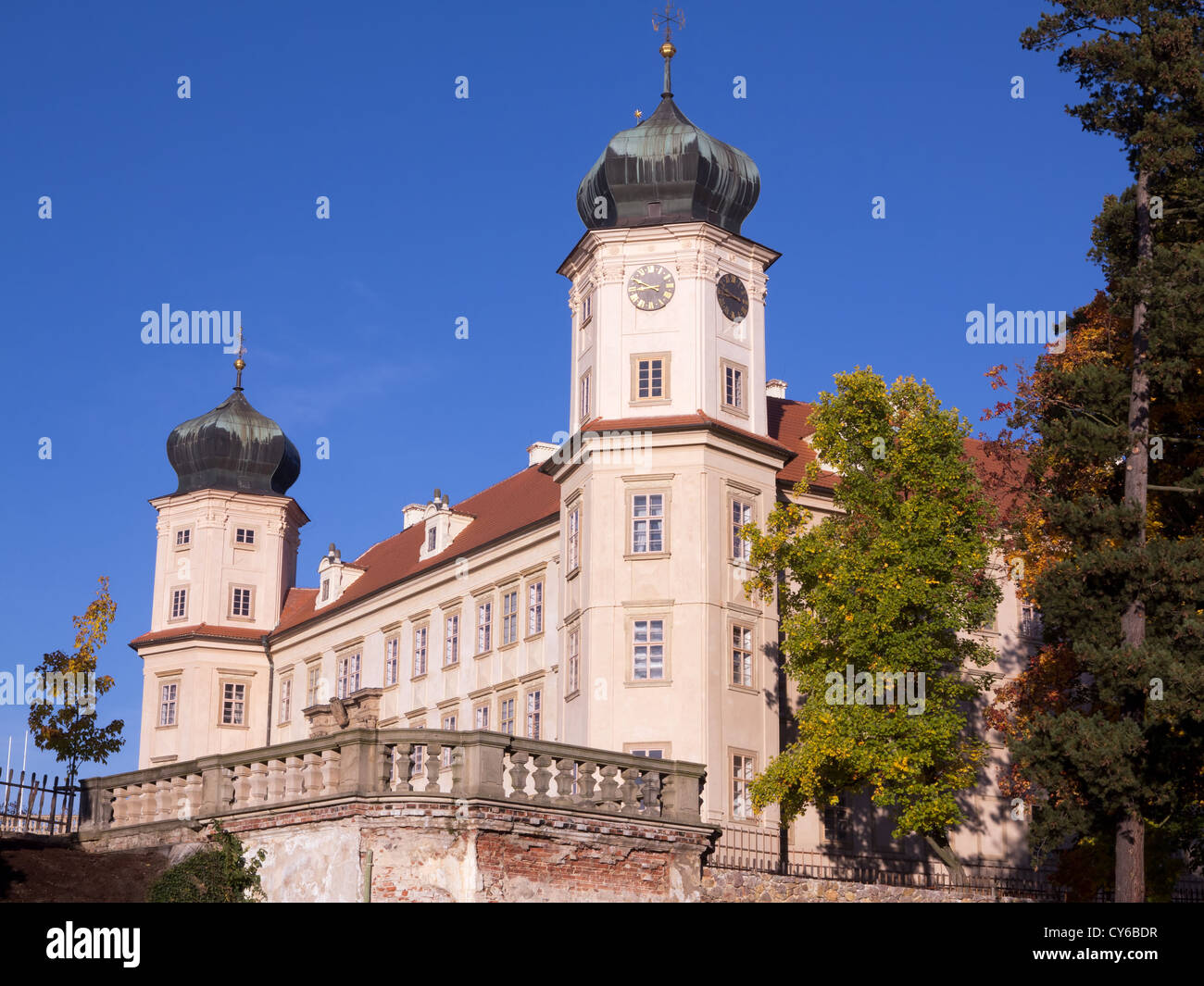 castle Mnisek pod Brdy, Czech republic Stock Photo - Alamy