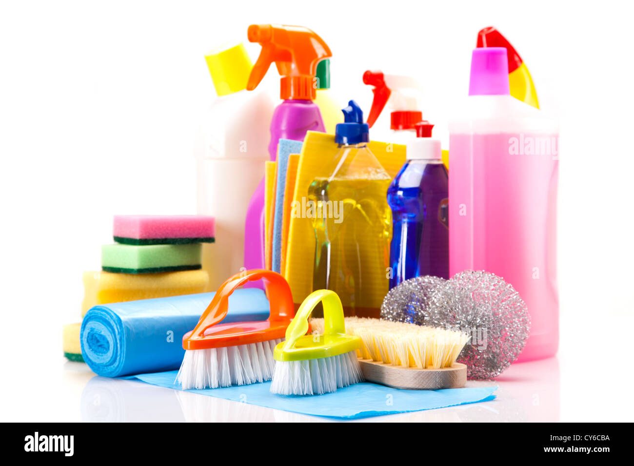 Cleaning items isolated on hi-res stock photography and images - Alamy