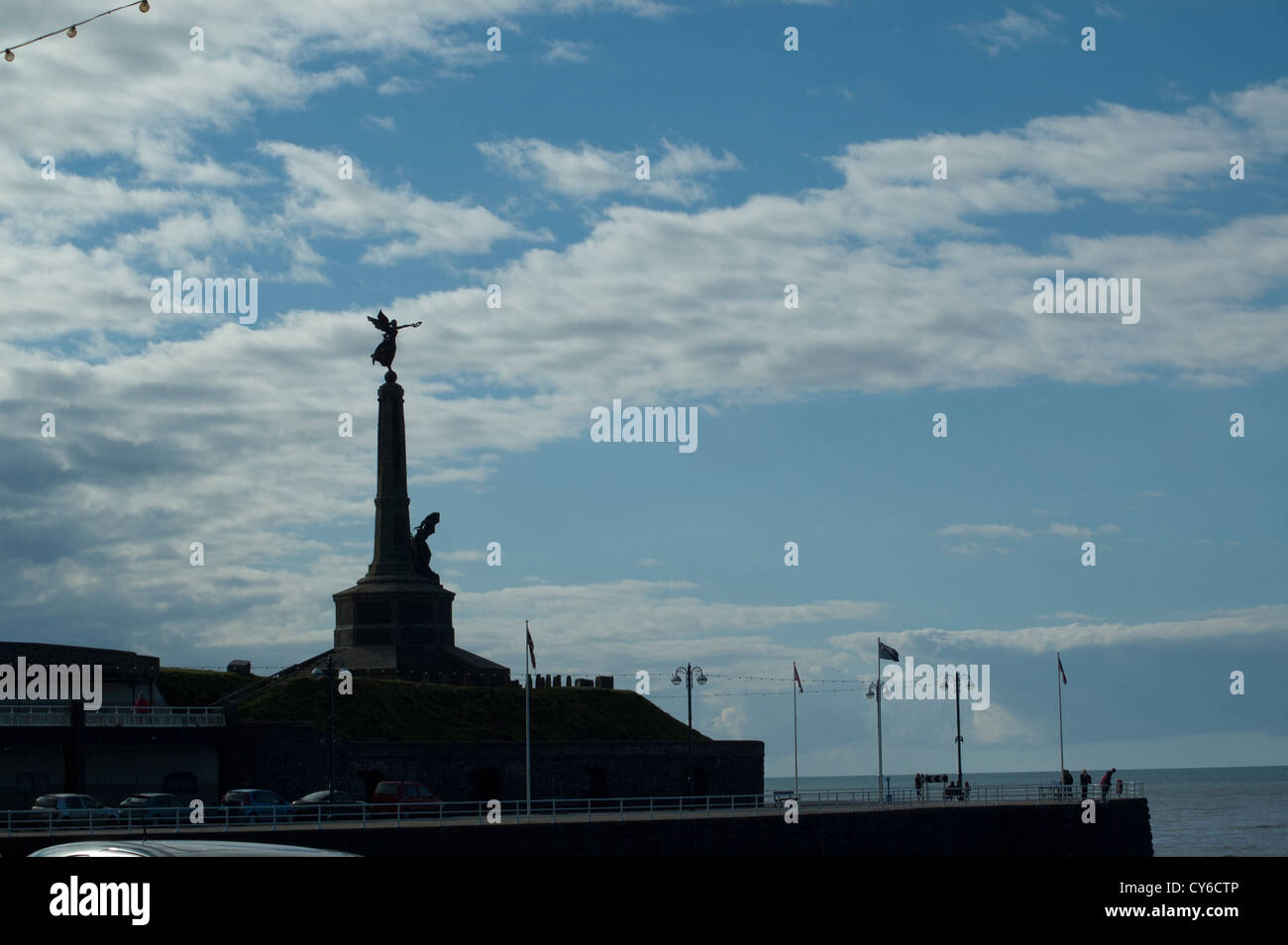 Aberystwyth War Memorial Stock Photo - Alamy