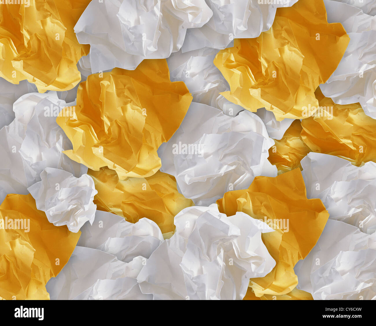 Crumpled colorful papers creating speech bubble Stock Photo - Alamy