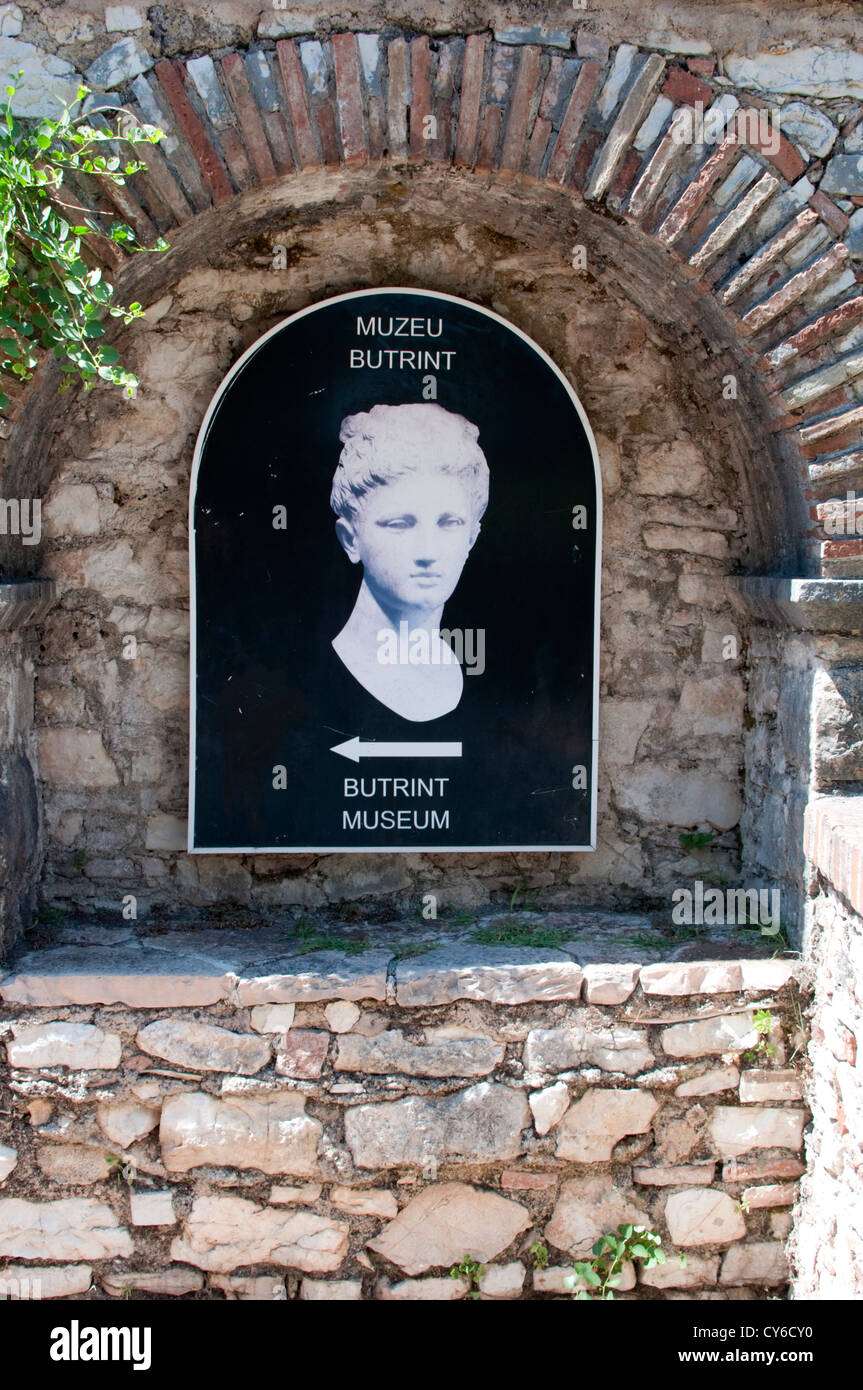 Butrint Museum Entrance Stock Photo - Alamy