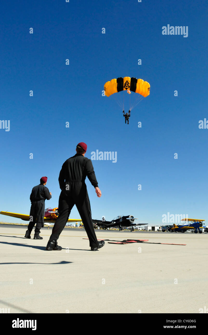 U s army parachute demonstration team hi-res stock photography and ...