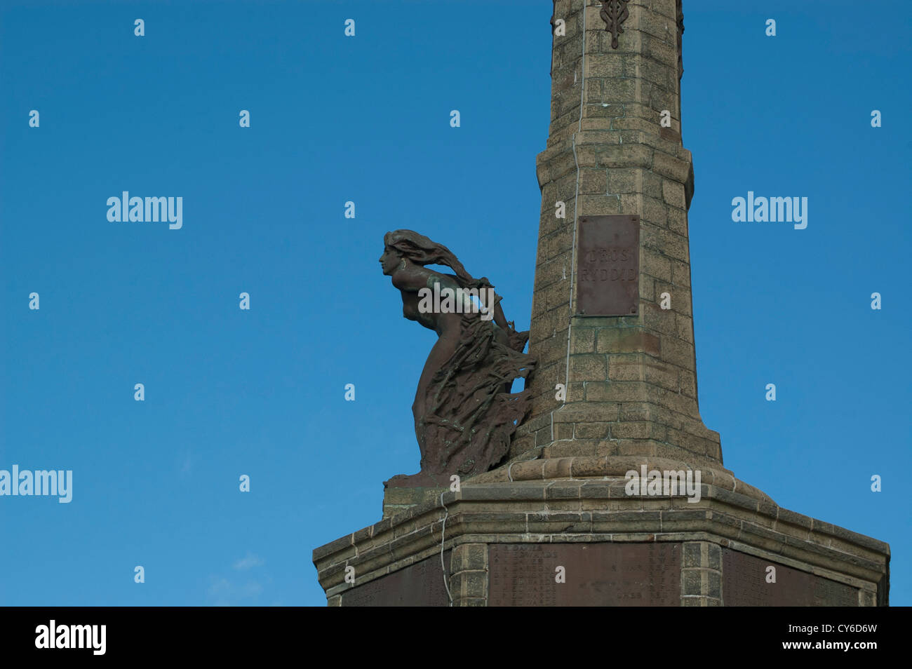 Aberystwyth War Memorial Stock Photo - Alamy