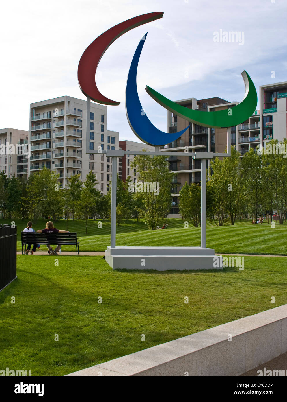 Agitos symbol in athletes village hi-res stock photography and images ...