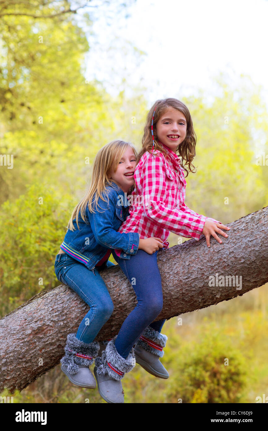 Children with small pine tree hi-res stock photography and images - Alamy