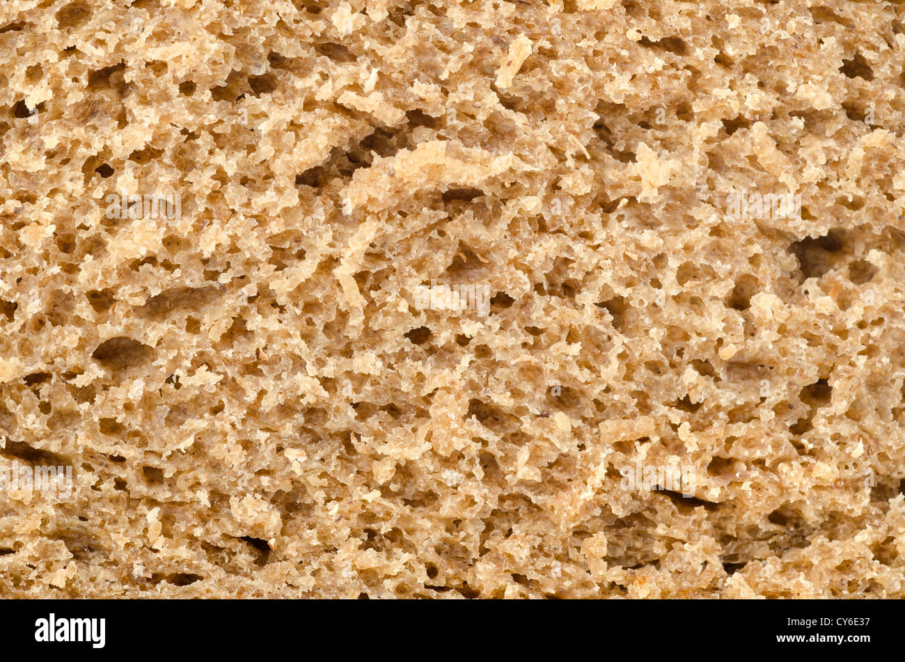 Background and texture rye bread close up Stock Photo - Alamy