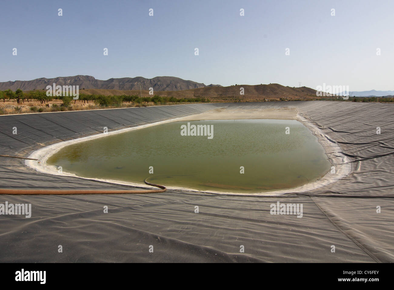 reservoir for crop irrigation Stock Photo - Alamy