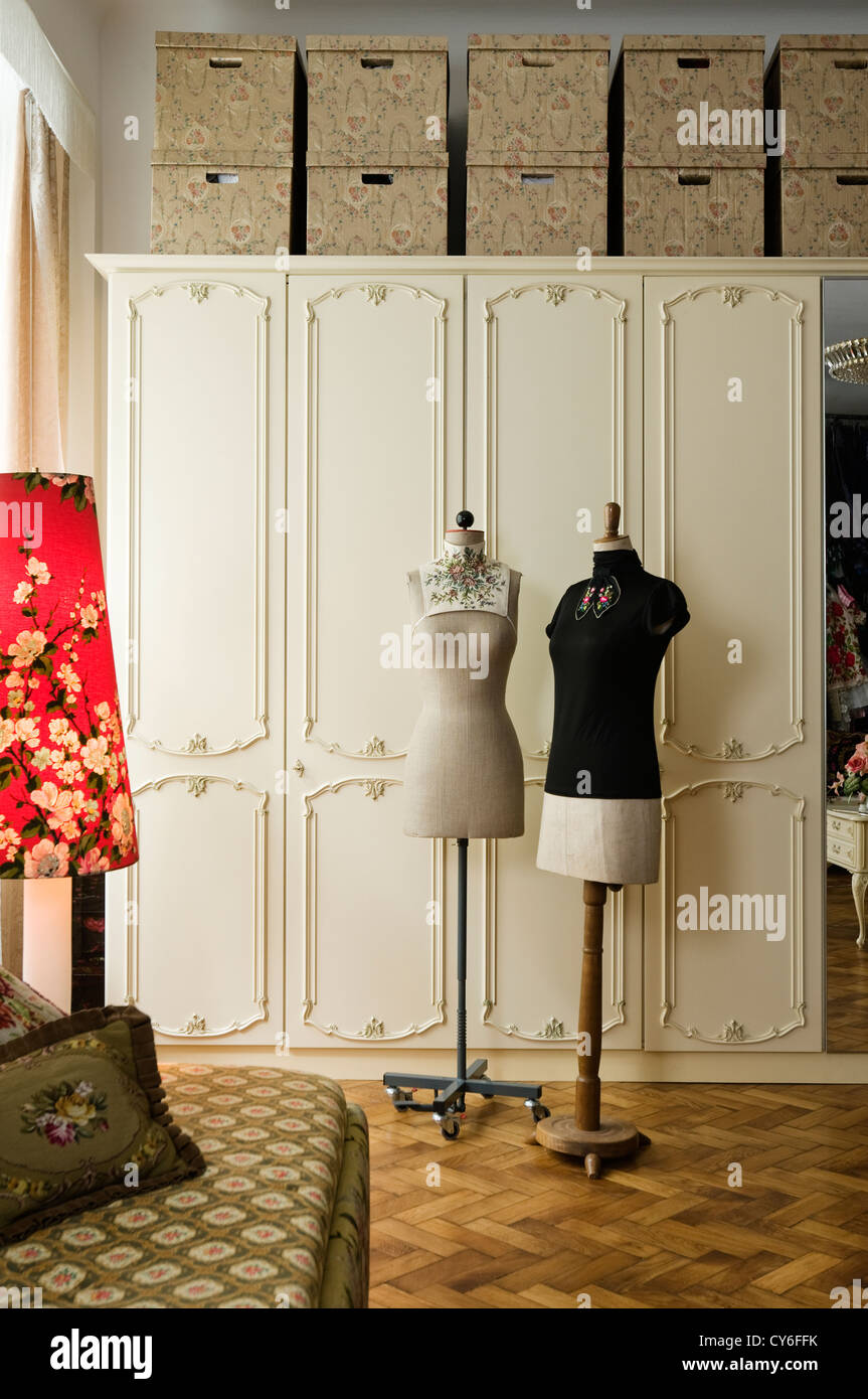 Dressmakers fitting room Stock Photo - Alamy