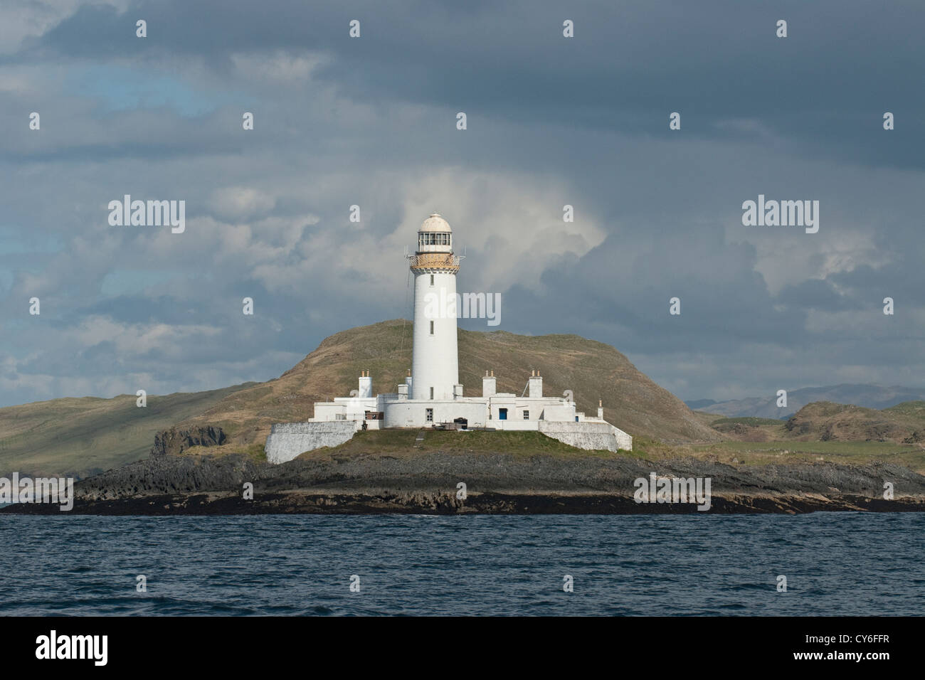 Lismore lighthouse at the entrance to Loch Linnhe Stock Photo - Alamy