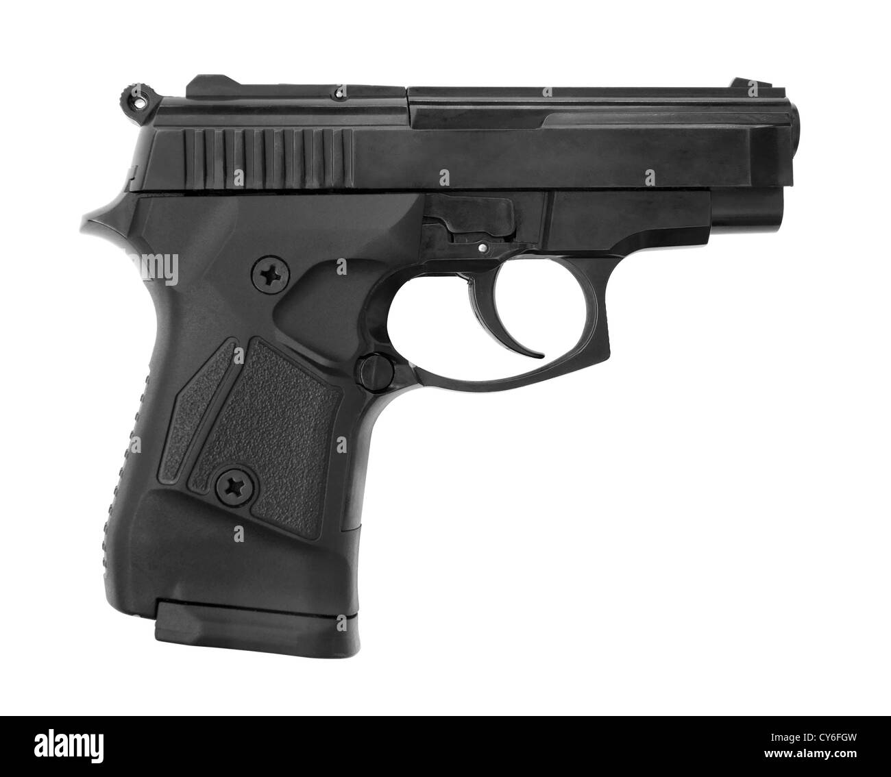 Pistol Black and White Stock Photos & Images - Alamy