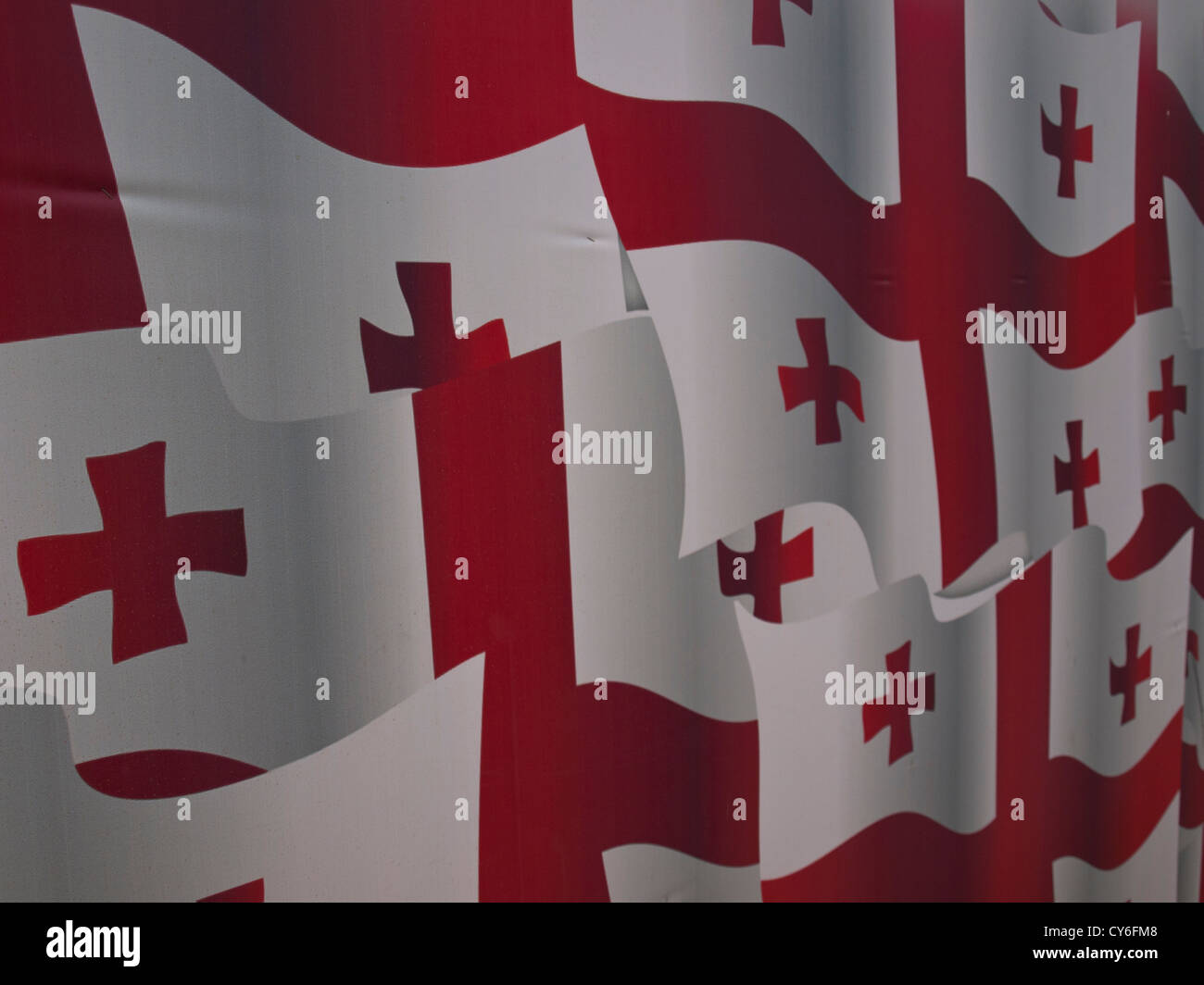 Georgian flag pattern Stock Photo - Alamy