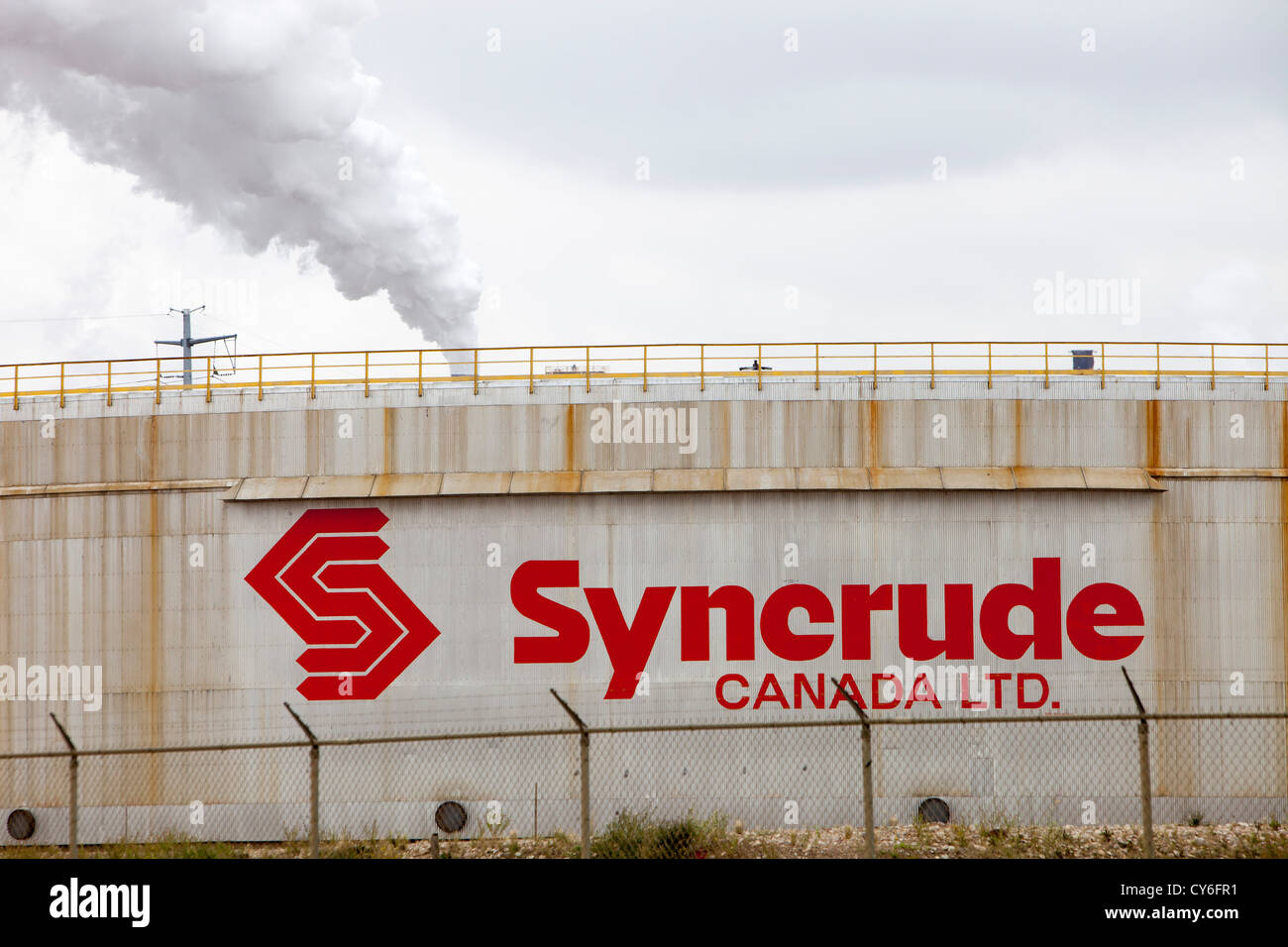 The Syncrude upgrader plant. The tar sands are the largest industrial ...