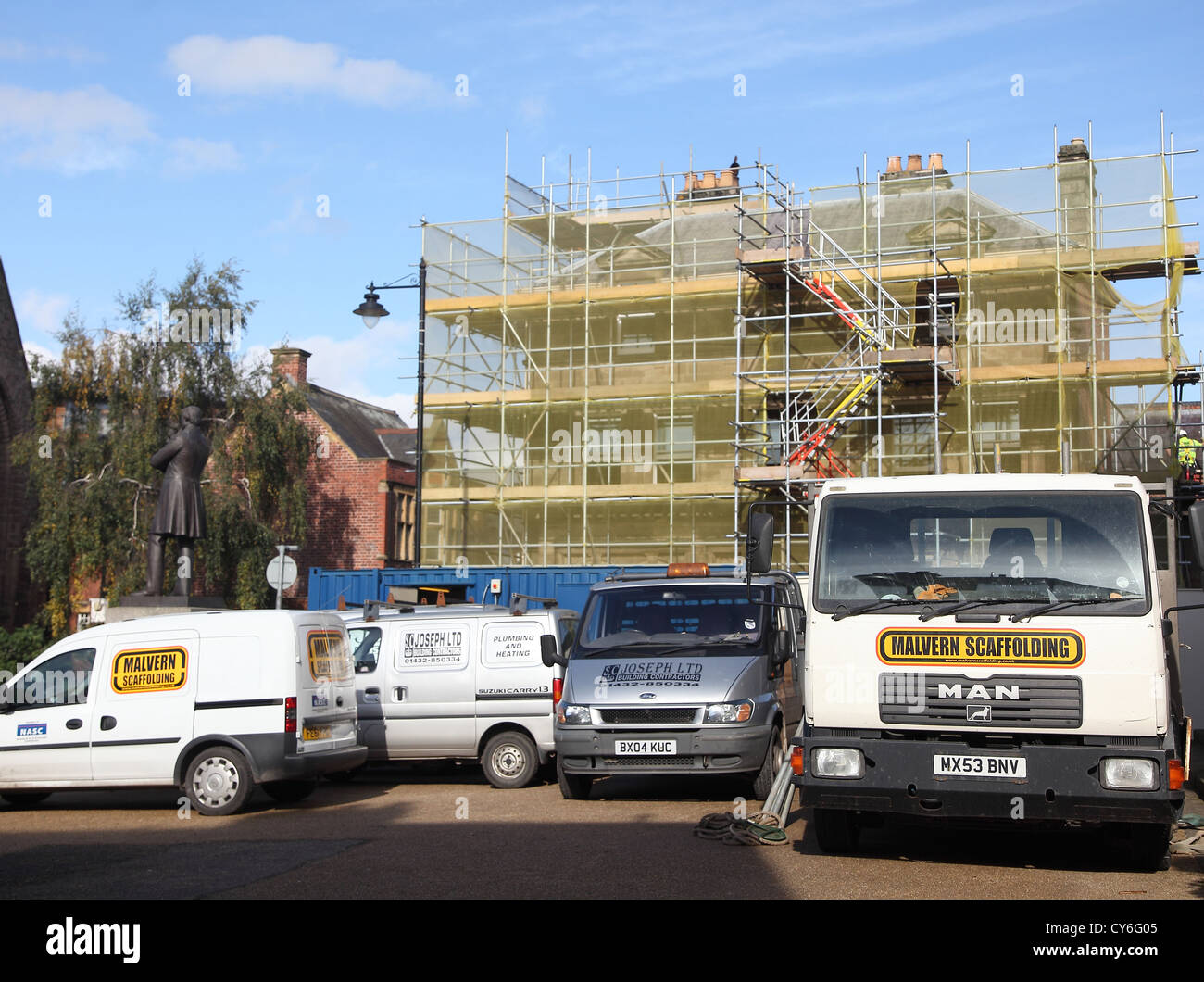 Scaffolders hi-res stock photography and images - Alamy