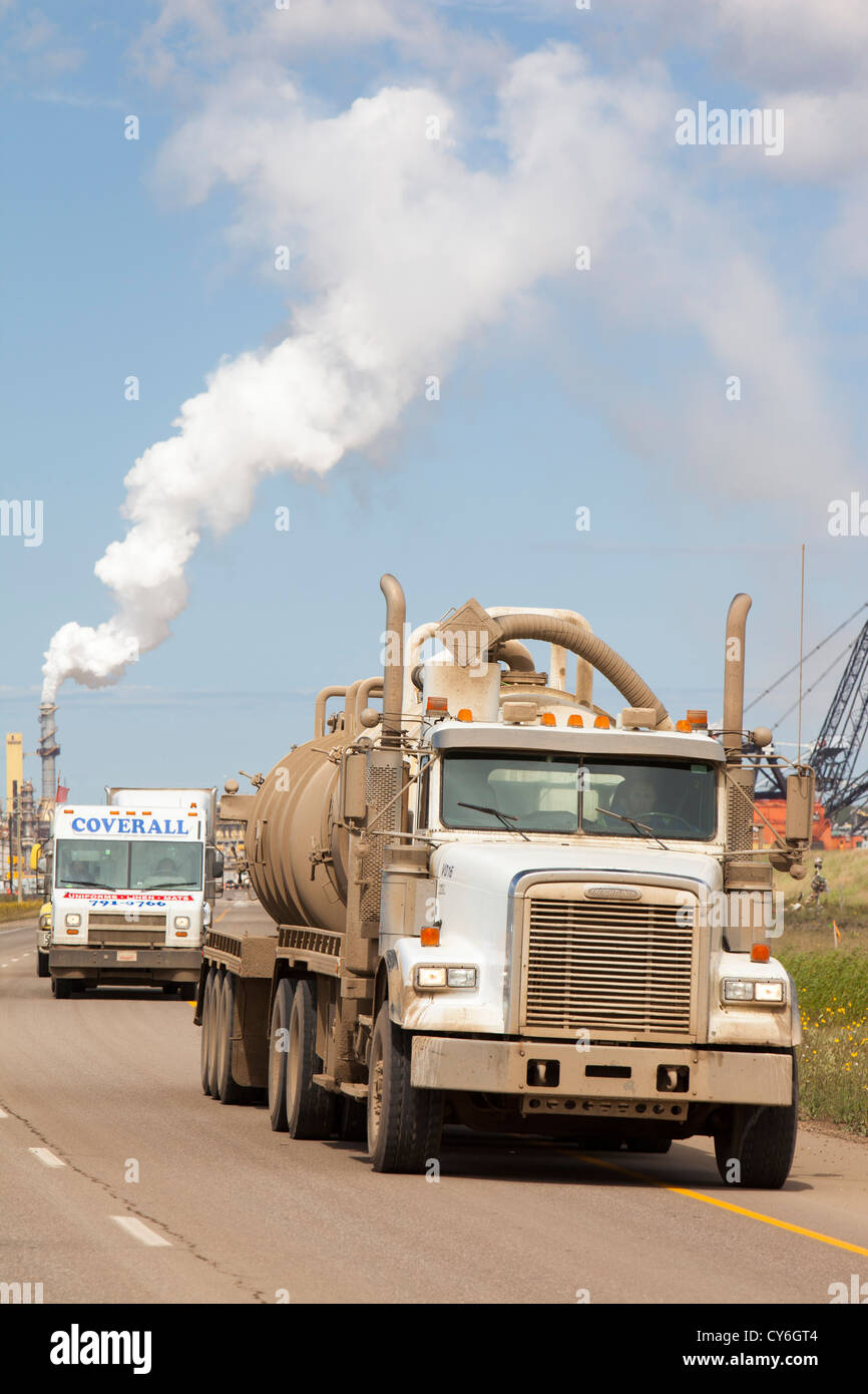 The Syncrude upgrader plant. The tar sands are the largest industrial ...