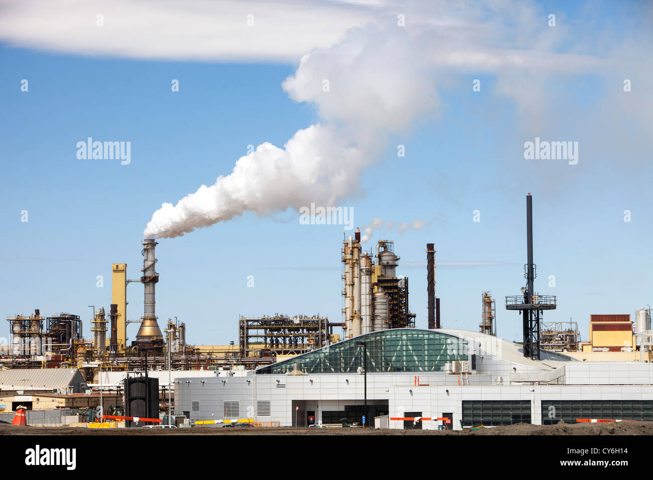 The Syncrude upgrader plant. The tar sands are the largest industrial ...