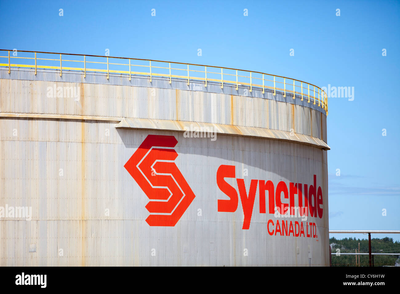 The Syncrude upgrader plant. The tar sands are the largest industrial ...