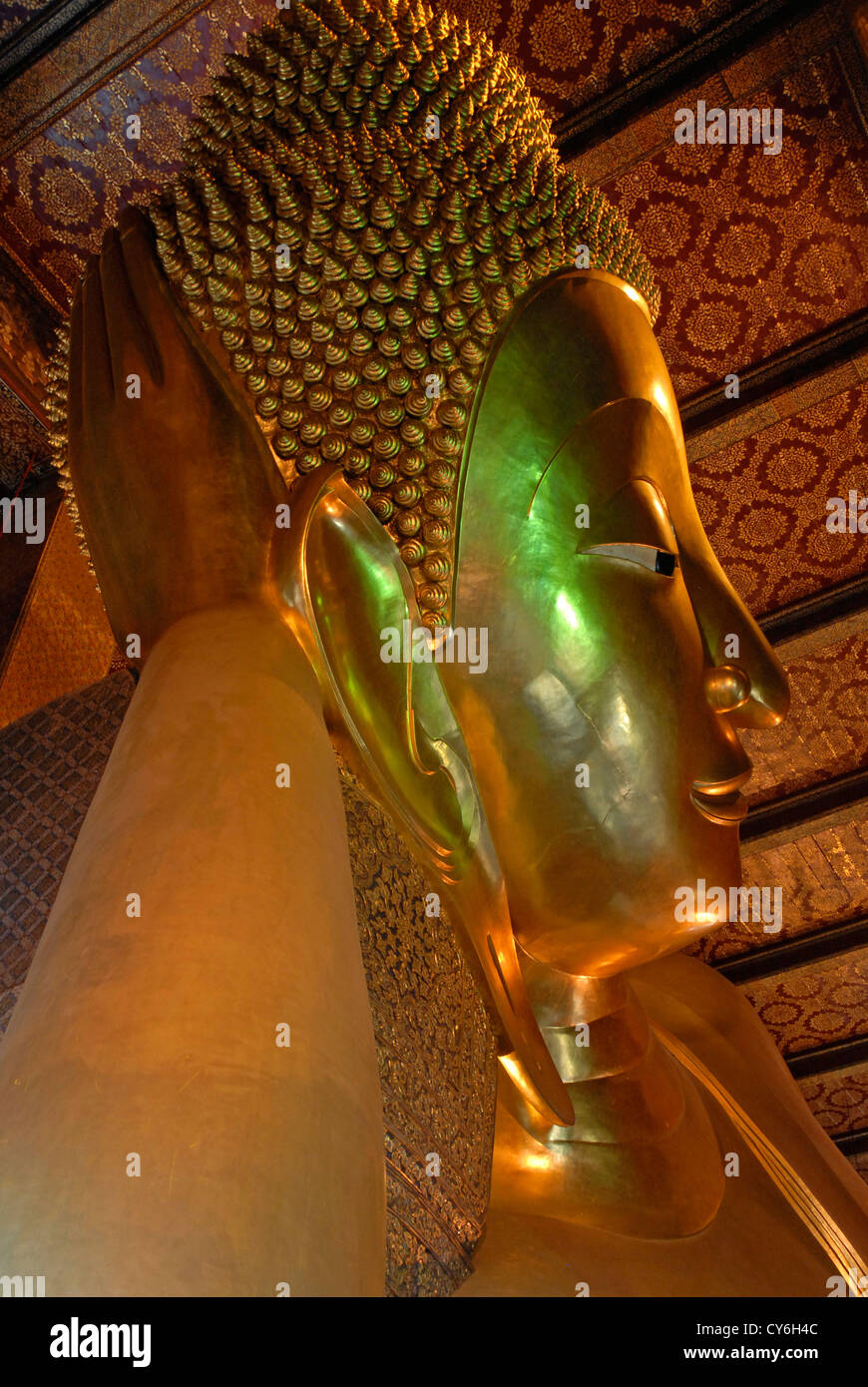 Temple, Reclining Buda, Buddha, Bangkok, Thailand, Asia Stock Photo - Alamy