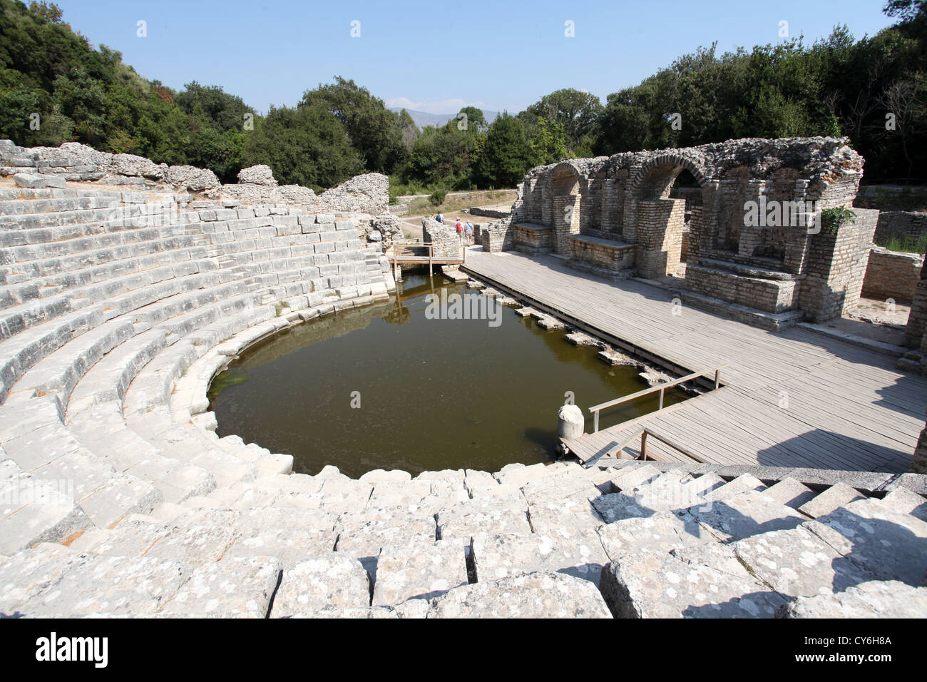 3rd Century BC Theatre at Butrint in Albania Stock Photo - Alamy