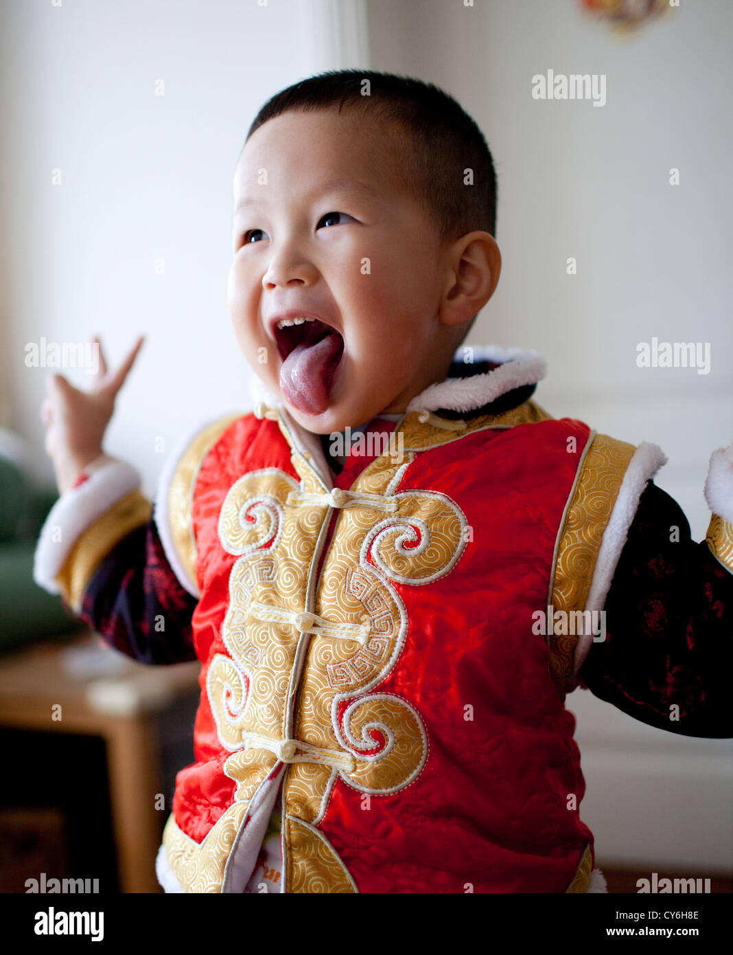 Boy in traditional cloth in hi-res stock photography and images - Alamy