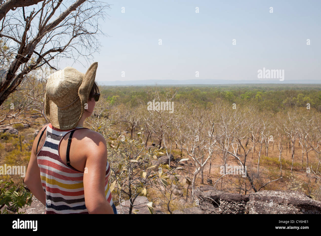 Nourlangie Aboriginal rock art site in Kakadu National Park, Northern Territory, Australia Stock ...