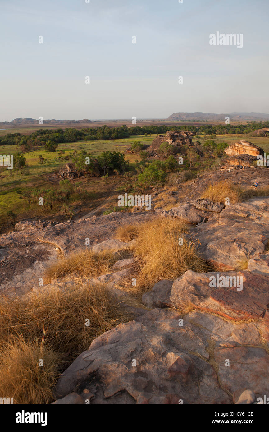 Ubirr Aboriginal heritage site in the world famous Kakadu National Park, Northern Territory ...