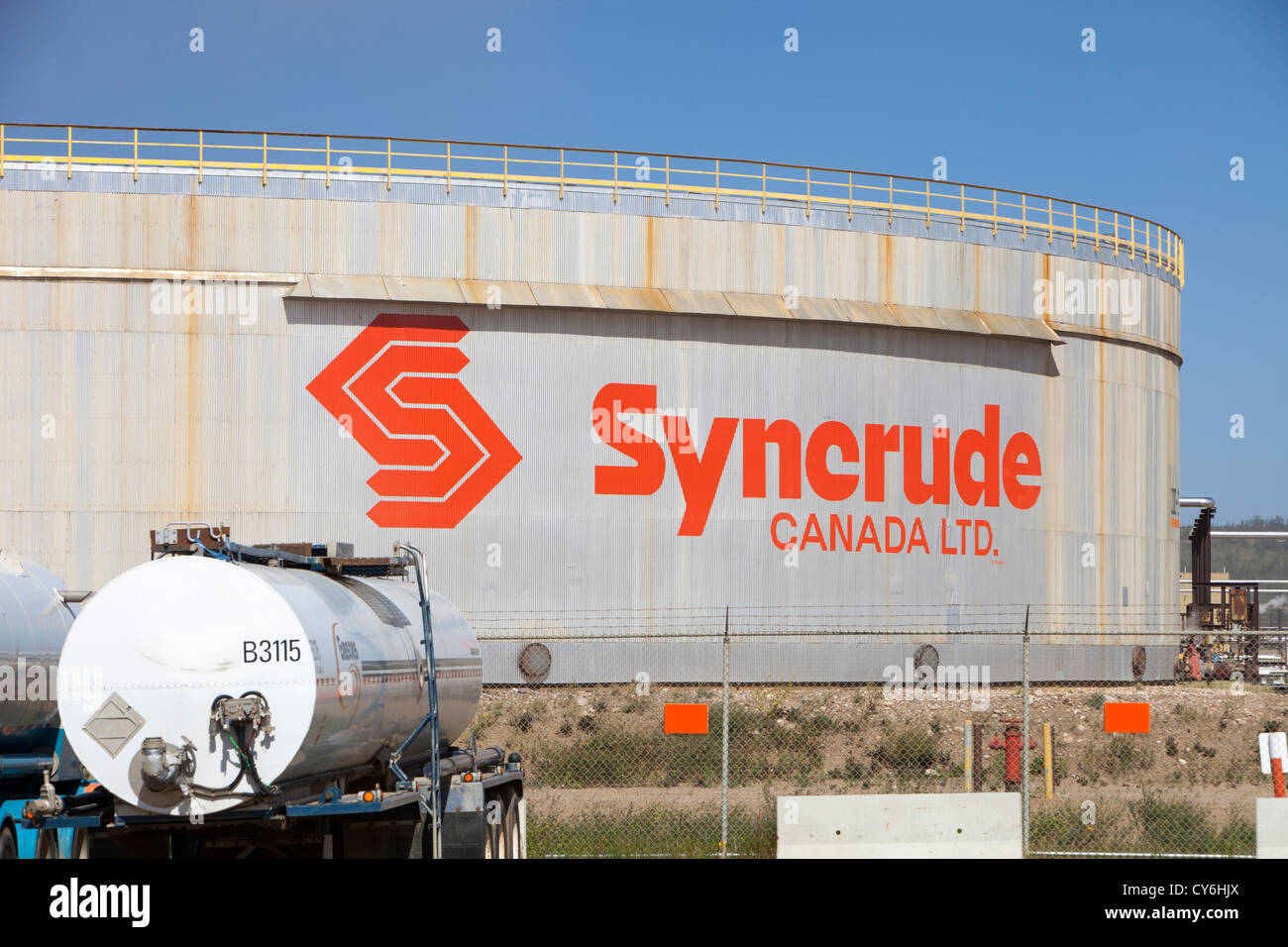 The Syncrude upgrader plant. The tar sands are the largest industrial ...
