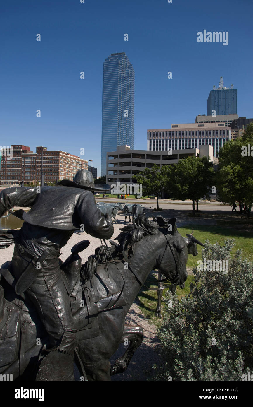 Cattle drive sculpture hi-res stock photography and images - Alamy