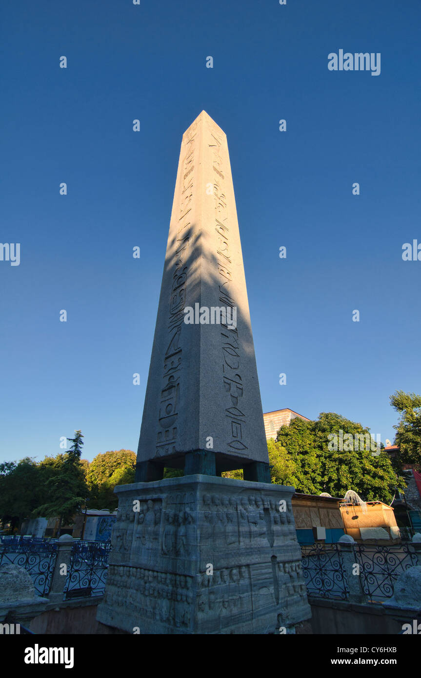 The Obelisk of Theodosius (Dikilitas) in Istanbul, Turkey Stock Photo ...