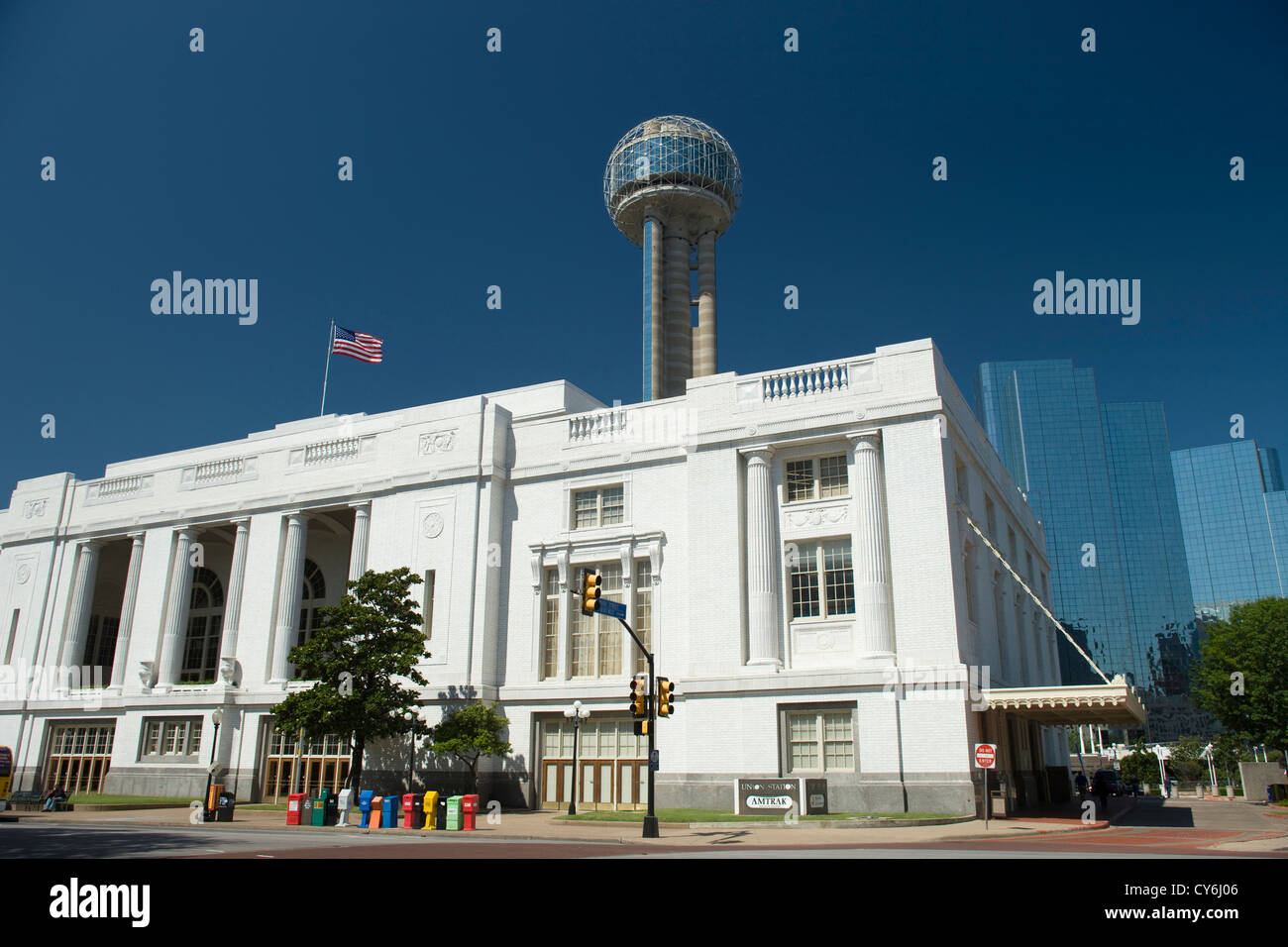 UNION STATION BUILDING HYATT HOTEL DOWNTOWN DALLAS TEXAS USA Stock ...