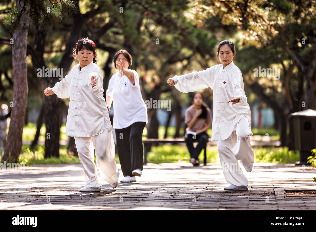 Temple of heaven beijing tai chi hi-res stock photography and images ...