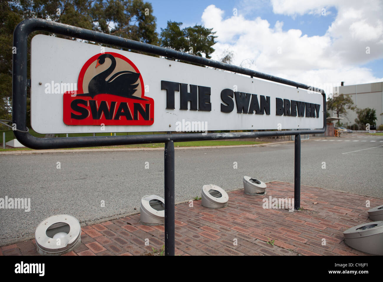 Sign for the Swan Brewery in Perth, Western Australia Stock Photo - Alamy