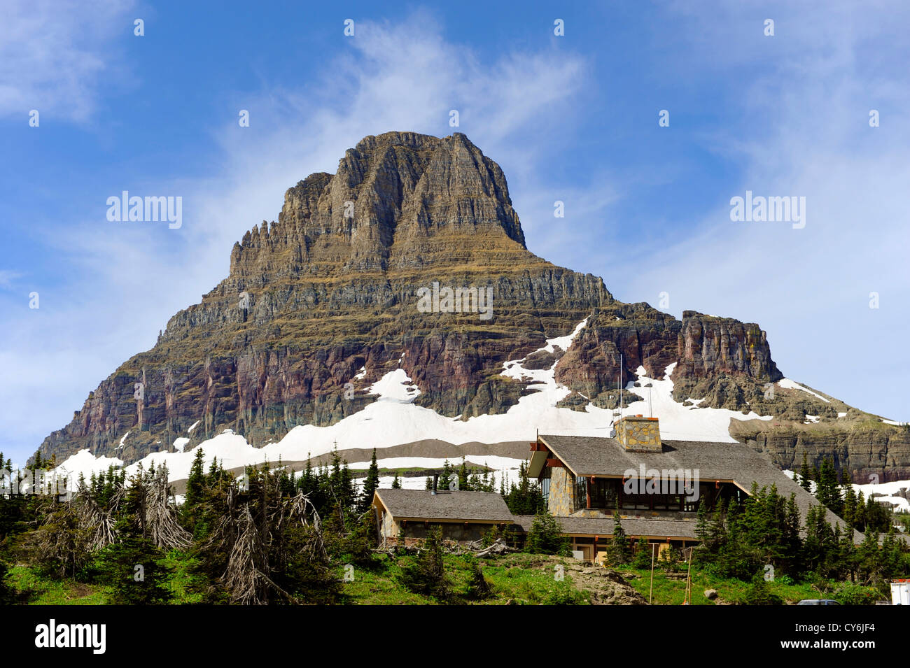 Logan Pass Visitor Center Glacier National Park Montana MT US Stock ...
