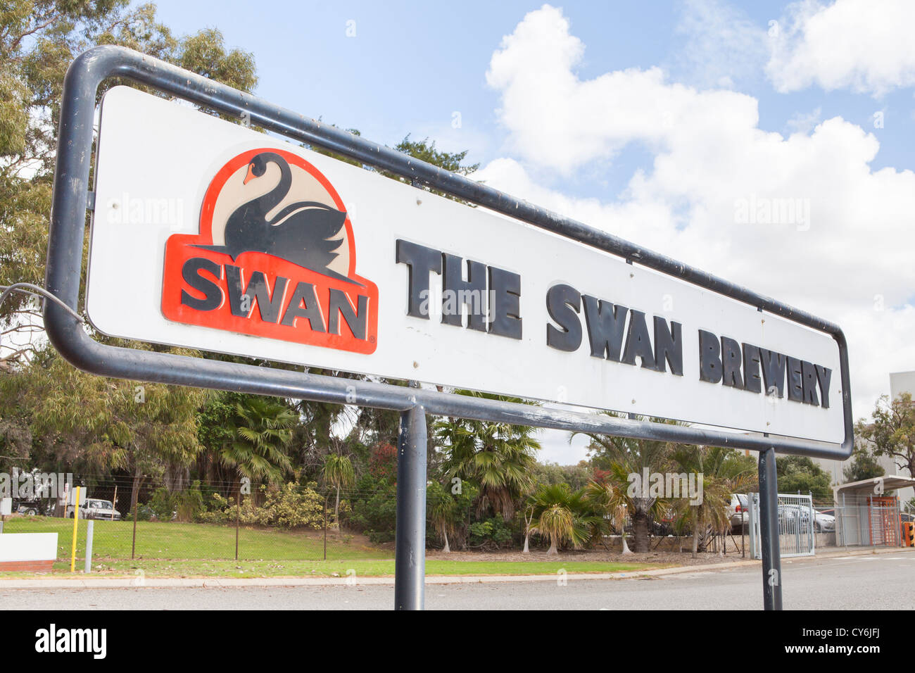 Sign for the Swan Brewery in Perth, Western Australia Stock Photo - Alamy