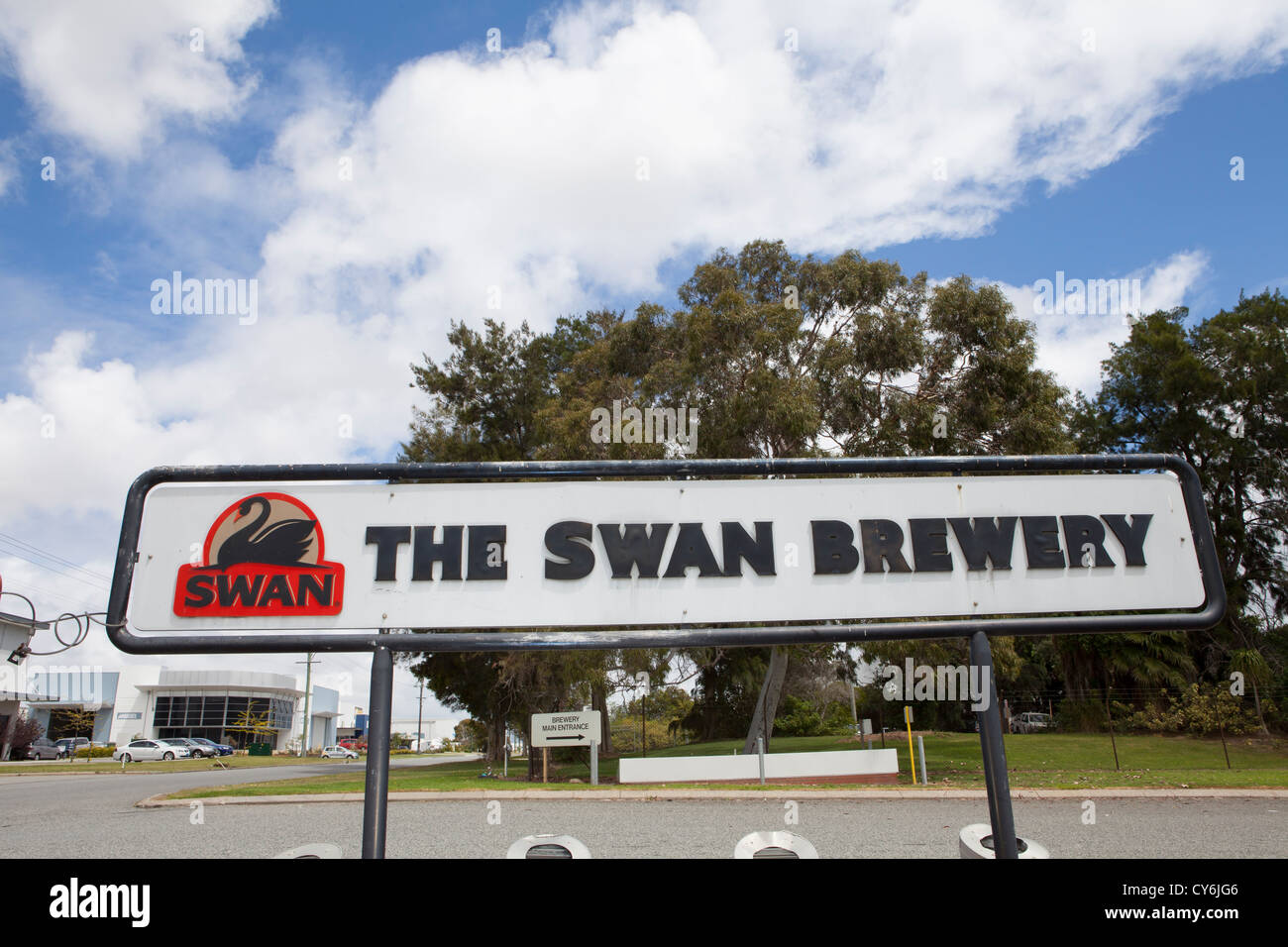 Sign for the Swan Brewery in Perth, Western Australia Stock Photo - Alamy