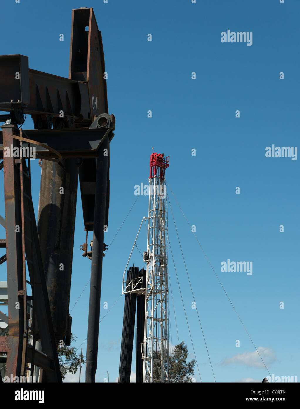 Oil pump petroleum resource crude oil hi-res stock photography and ...