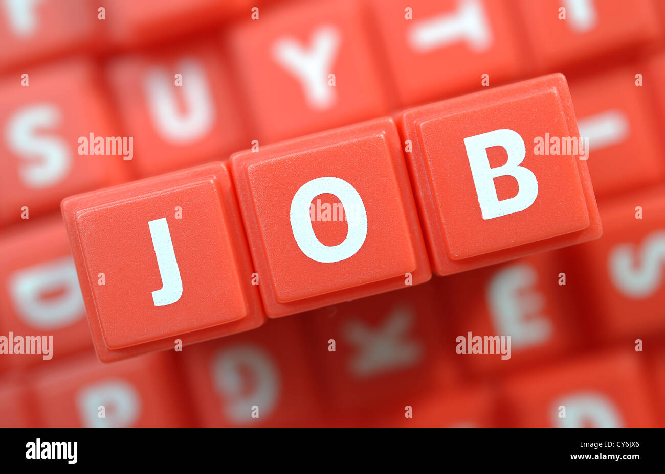 Red job isolated Stock Photo - Alamy