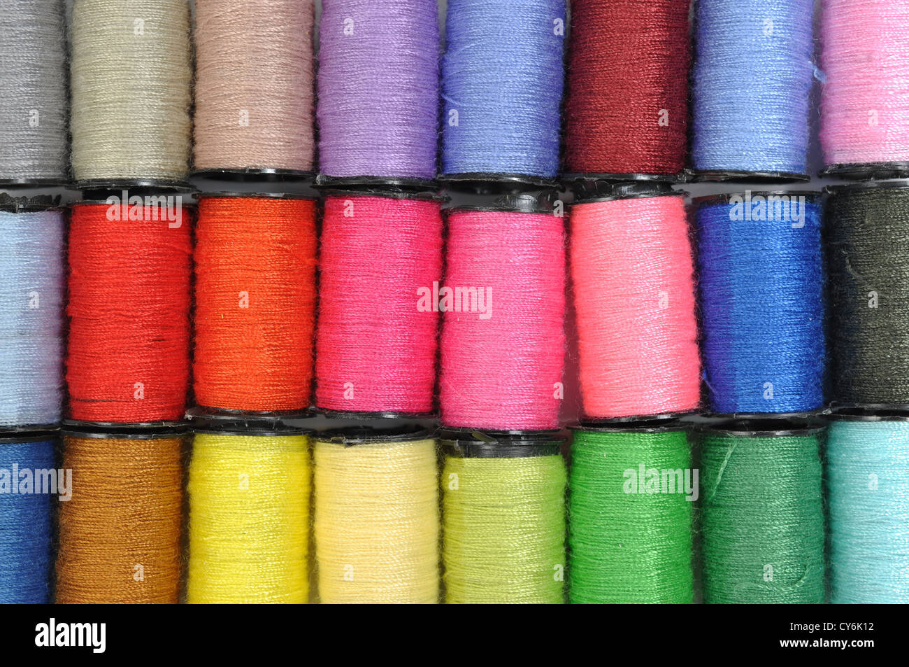 Color threads background Stock Photo - Alamy